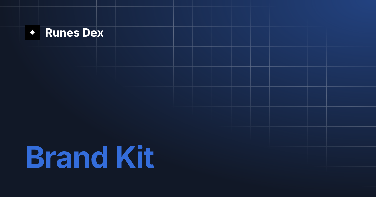 Brand Kit | Runes Dex